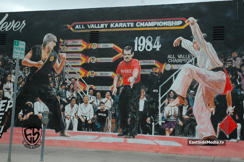 The Karate Kid 1984 mural Encino – EastSideMedia.TV